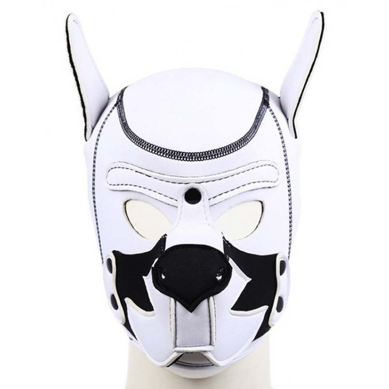 Cagoule de chien PUPPY FOX Néoprène noir-blanc